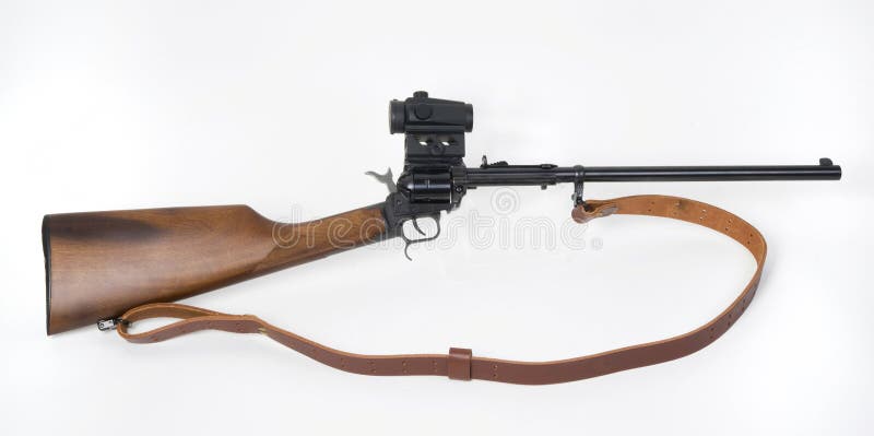 Western Cowboy 22 Magnum Carbine Stock Photo - Image of sight, magnum ...