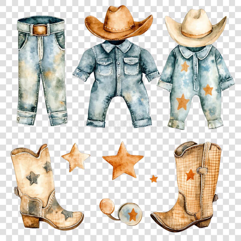 Western cowboy theme set stock image. Illustration of decor - 341493499