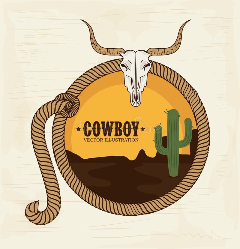 Western design stock vector. Illustration of vintage - 44449510