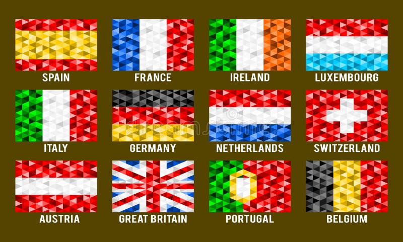 Low Poly Flags Stock Illustrations – 188 Low Poly Flags Stock ...