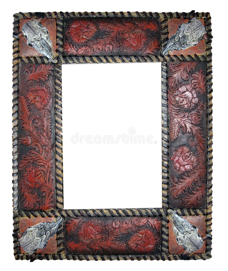Cowboy Background with Rope Frame and Western Clothes Stock ...