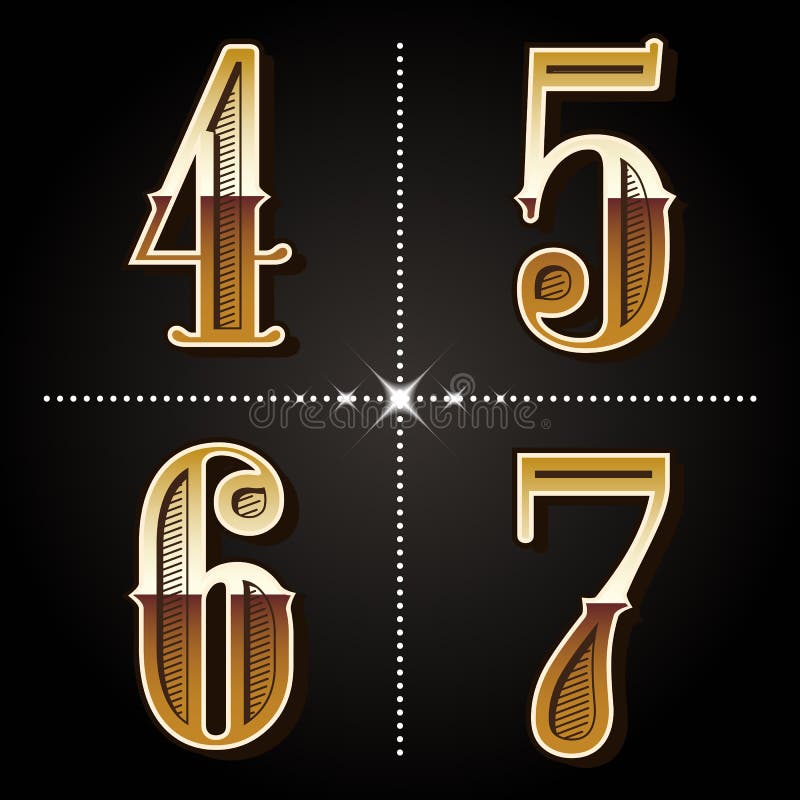 Western Numbers Stock Illustrations – 932 Western Numbers Stock ...