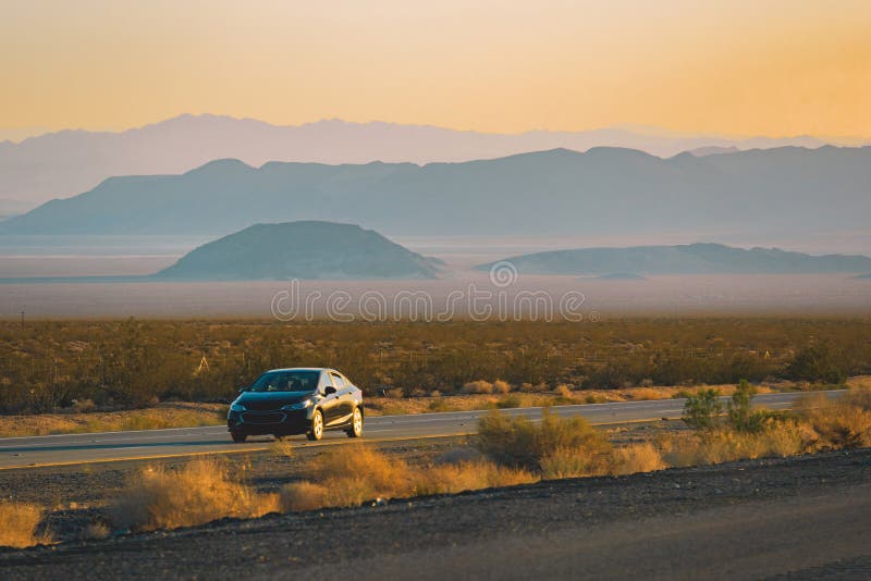 Highway Scenery in Western United States Stock Image - Image of ...