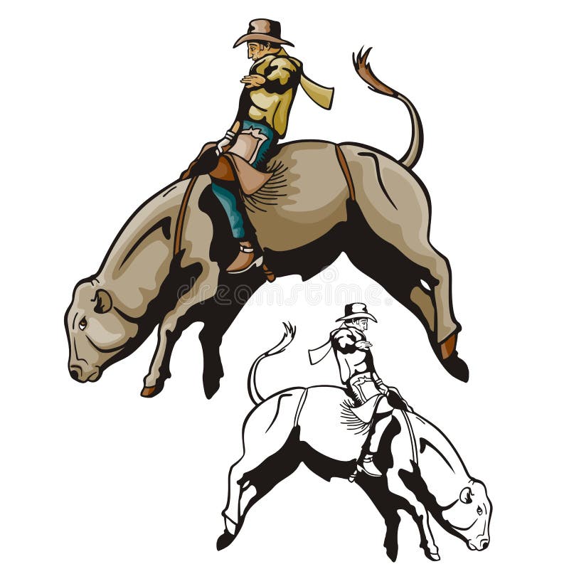 Western Illustration Series Stock Vector - Illustration of cowboy ...