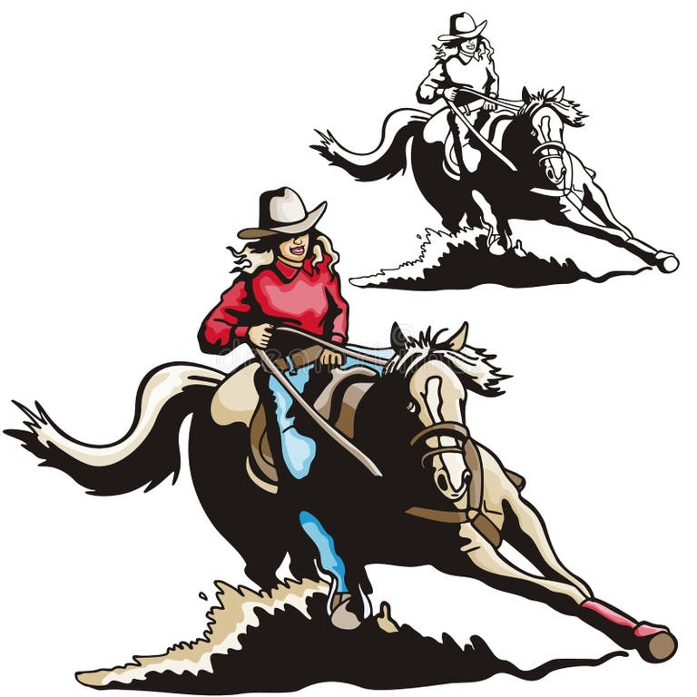 Rodeo Illustration Series Stock Illustrations – 179 Rodeo Illustration ...