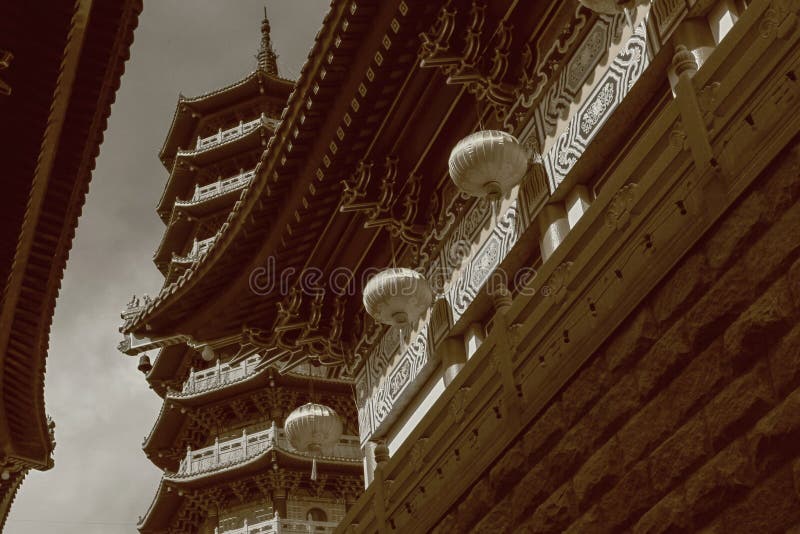 The Western Monastery, Buddhist Monastery at Hk Stock Photo - Image of ...