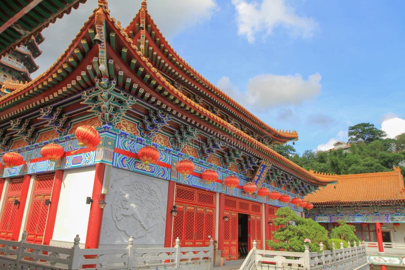 The Western Monastery at the Tsuen Wan Stock Image - Image of buddhist ...