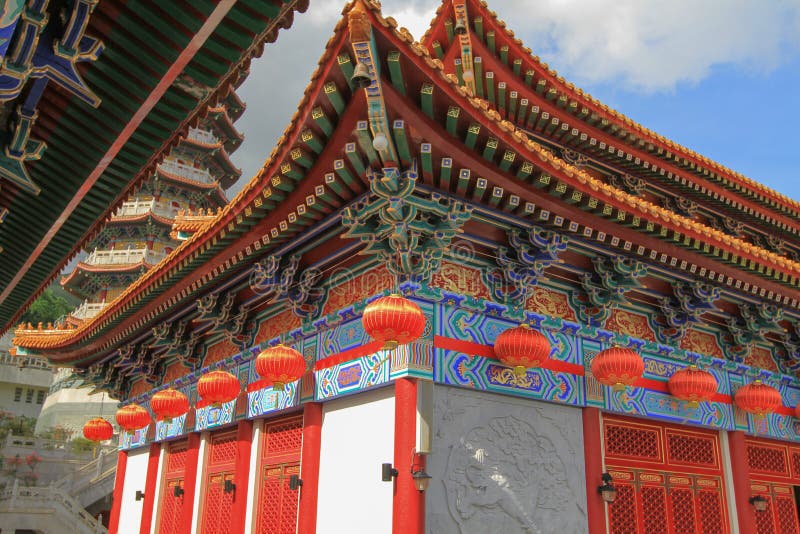 The Western Monastery at the Tsuen Wan Stock Photo - Image of orient ...