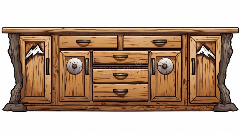 Western Natural Setting Cabinetry Hardware Vector Graphics Image Stock ...