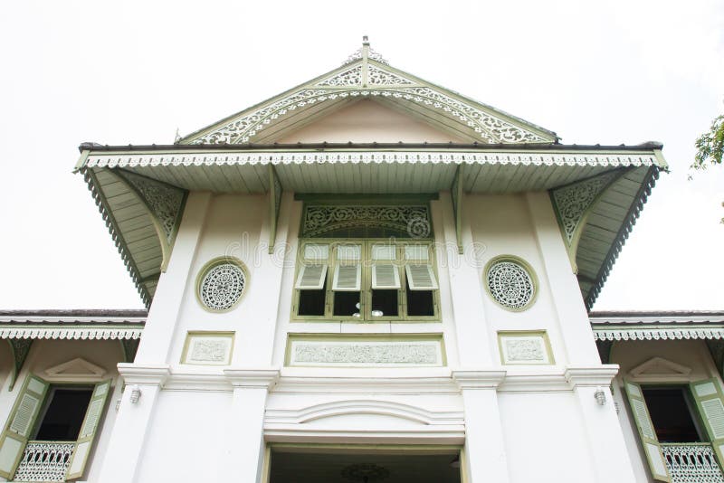 The Western Old House in Thailand Stock Image - Image of country, north ...