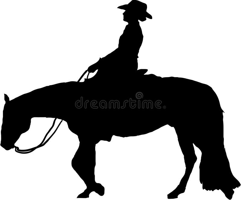 Western Pleasure Horse Silhouette