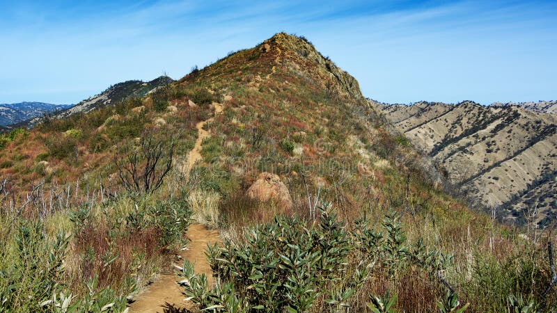 The Blue Ridge Trail, Stebbins Cold Canyon Stock Photo - Image of path ...
