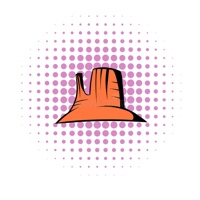 Western Rocks Icon, Icon Cartoon Stock Vector - Illustration of ...
