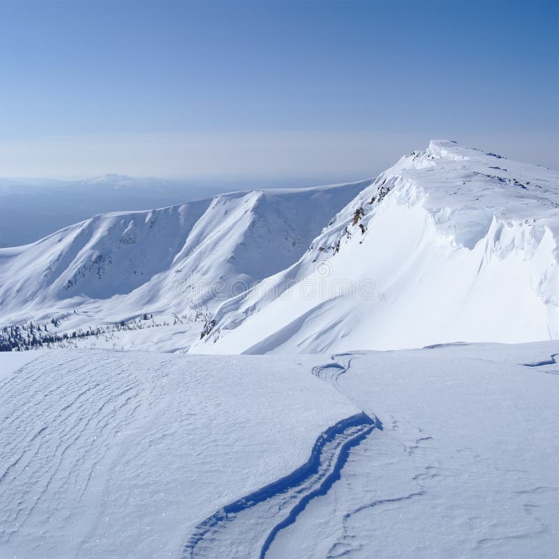 Western Sayan mountains stock image. Image of cold, climate - 17398727