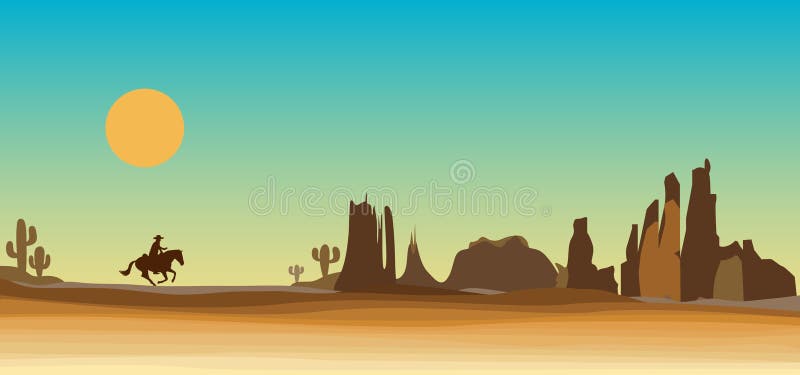 Western Scene Stock Illustrations – 16,390 Western Scene Stock ...