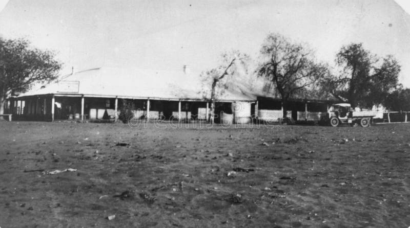 Western Star Hotel at Windorah, 1926 Stock Image - Image of home, house ...