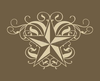 Western Star Scroll stock vector. Illustration of pattern - 18066847