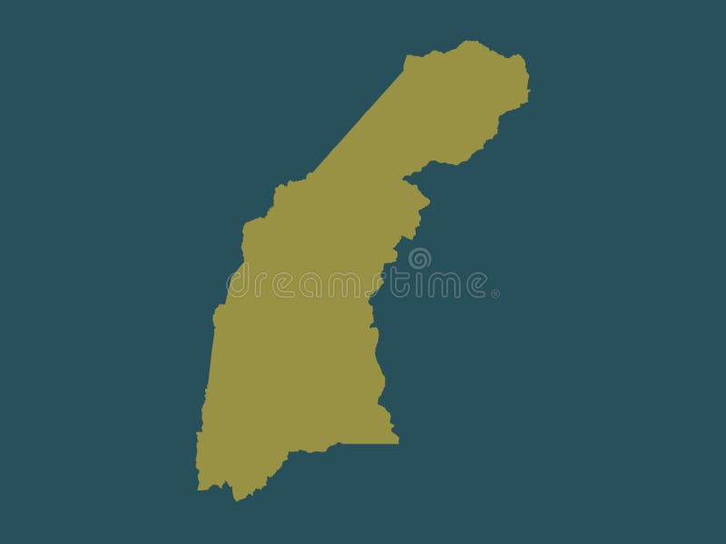 Western, Uganda. Solid. No Legend Stock Illustration - Illustration of ...