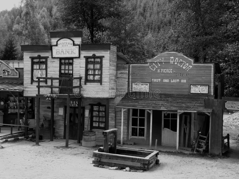 Old west bank building stock photo. Image of western, style - 1220992