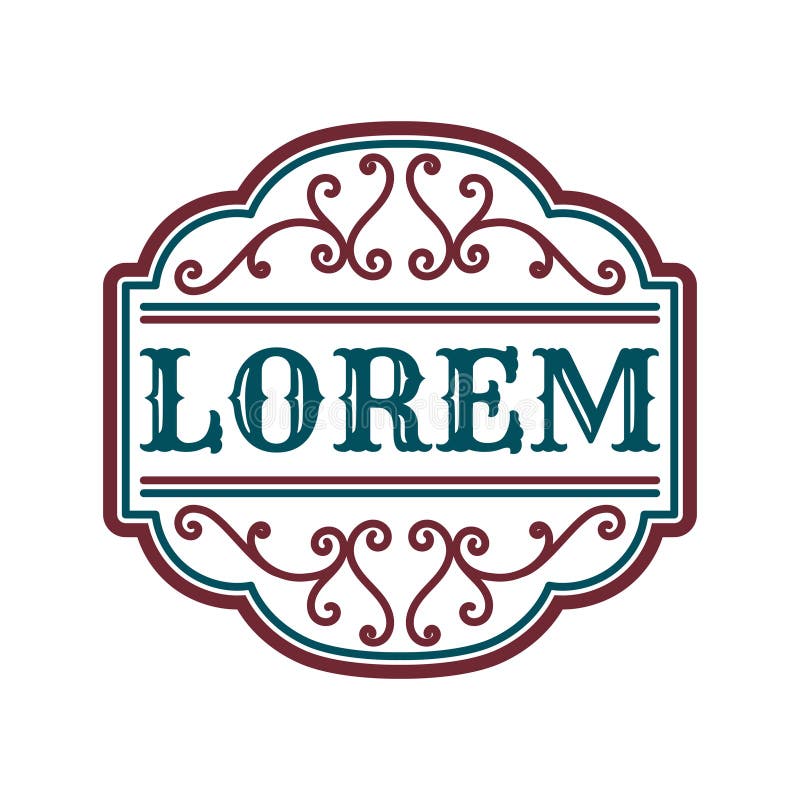 Western Vintage Retro Badge Emblem Labels Logo Design Stock Vector ...