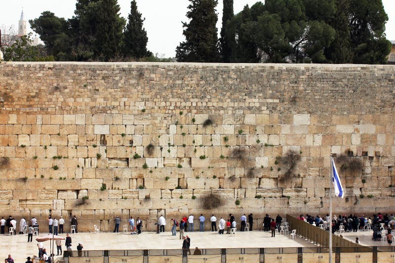 Western Wall, Jerusalem , Israel Editorial Stock Photo - Image of ...