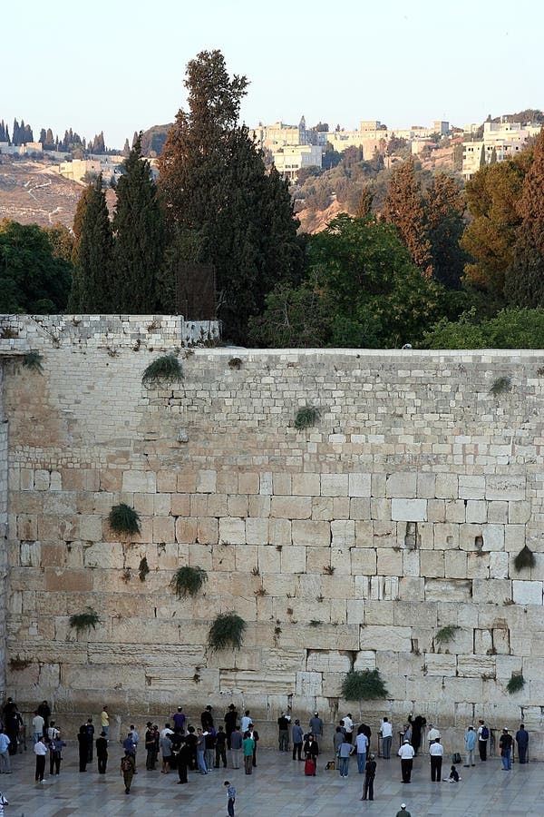 The Western Wall editorial stock photo. Image of pillar - 1117728