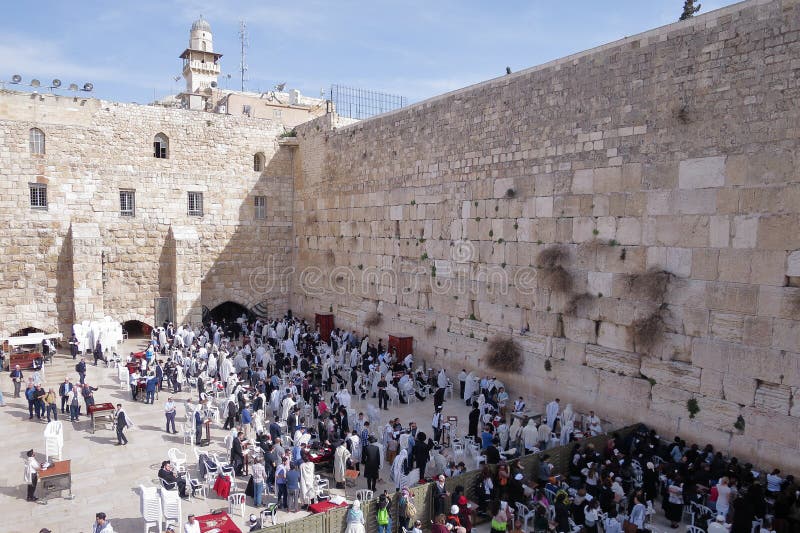 Western Wall - Jerusalem - Israel Editorial Stock Image - Image of ...