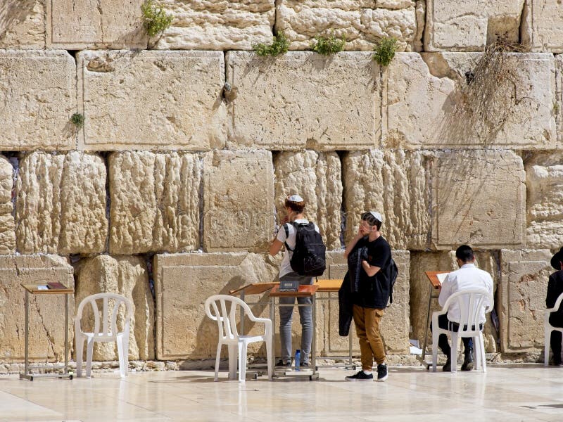 The Western Wall, (Wailing Wall) Jerusalem, Israel Editorial Stock ...