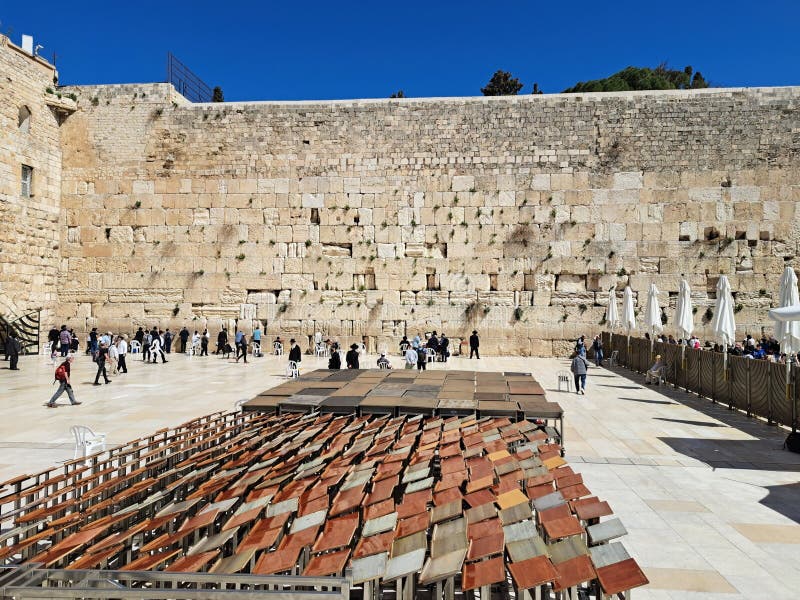 The Western Wall, (Wailing Wall) Jerusalem, Israel Editorial Photo ...