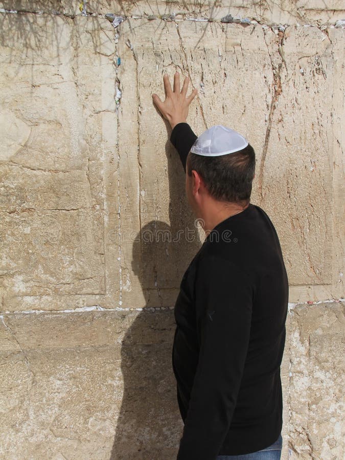 Western Wall (Wailing Wall) Jerusalem Editorial Stock Image - Image of ...
