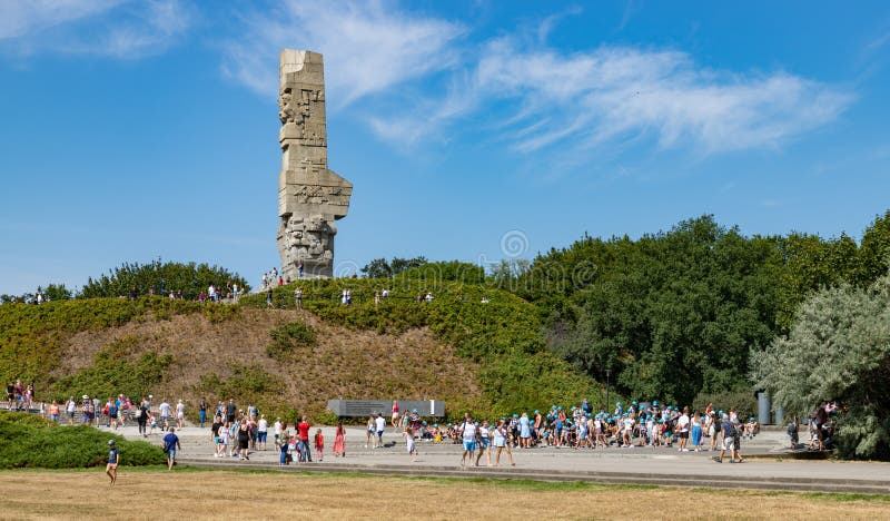 Westerplatte Monument and Field Trip Editorial Image - Image of class ...