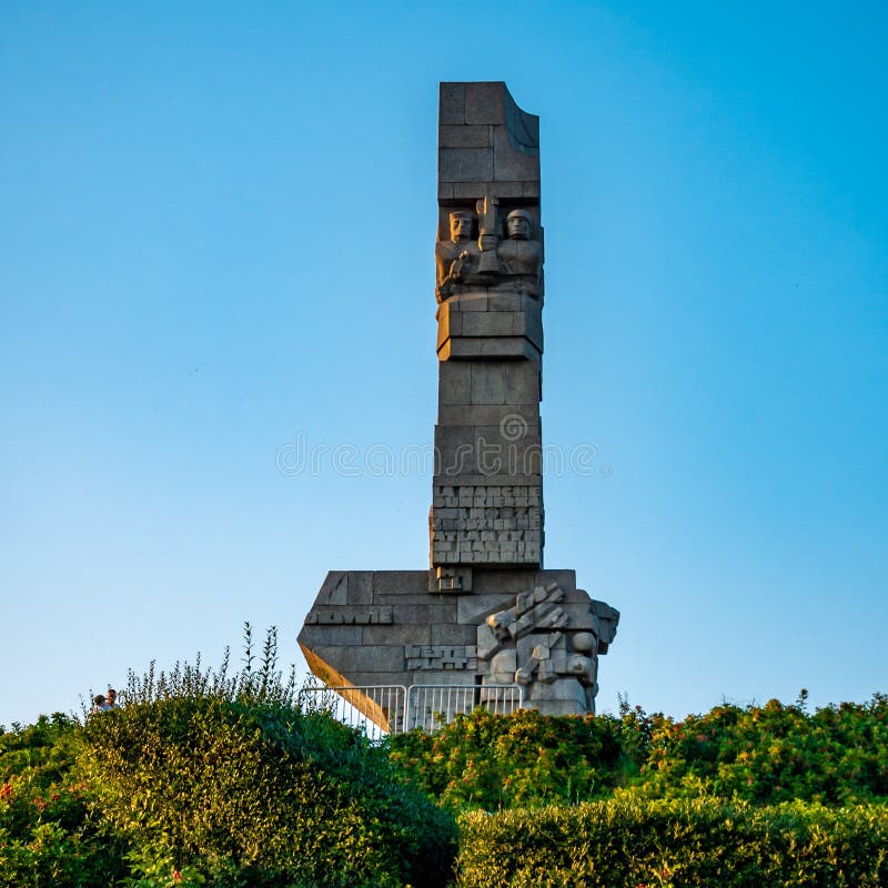 Westerplatte Monument in Gdansk. Editorial Image - Image of country ...