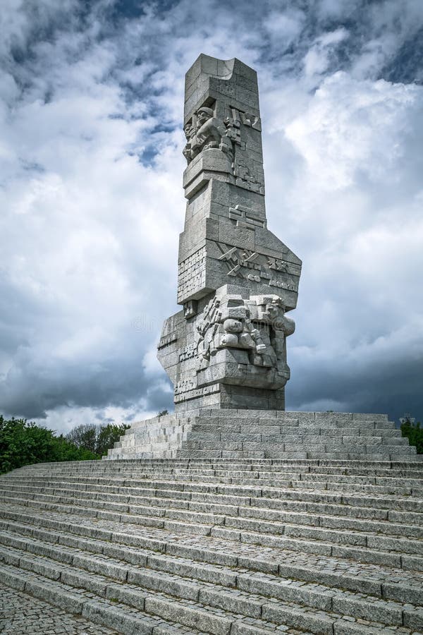 Westerplatte Monument in Memory of the Polish Defenders Stock Image ...