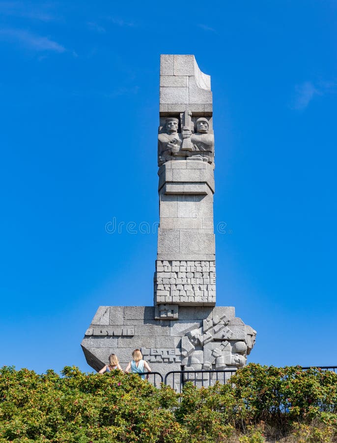 Westerplatte Monument editorial stock photo. Image of polska - 255068273