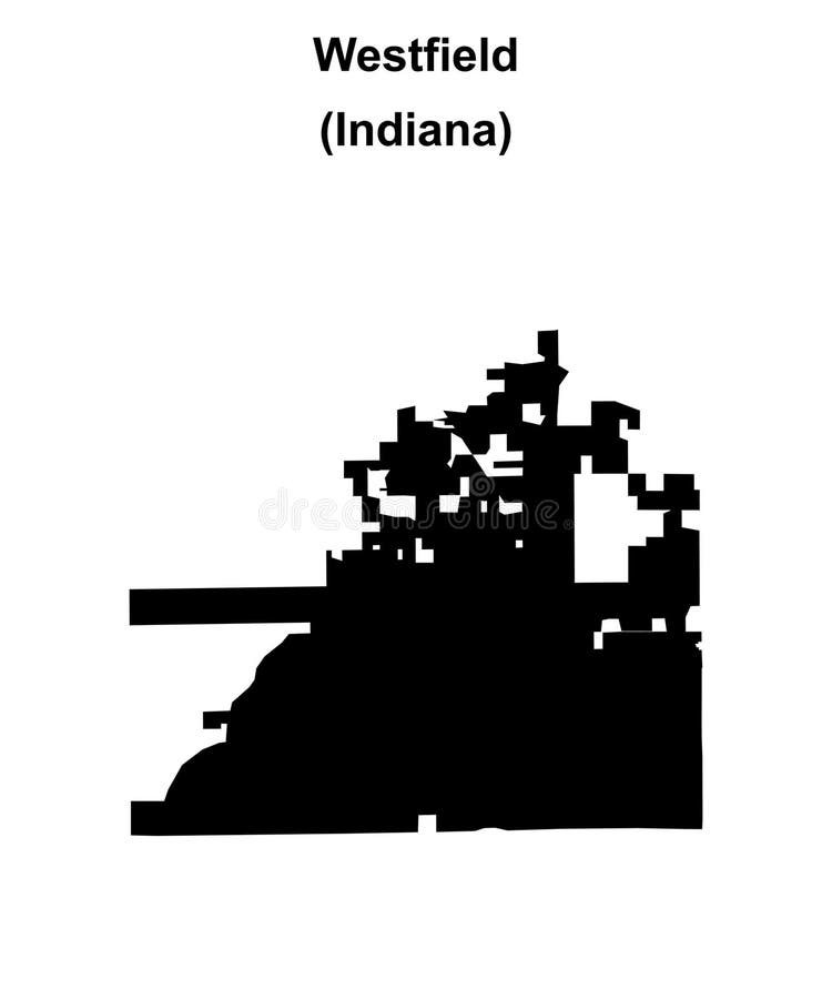 Westfield outline map stock vector. Illustration of icon - 357281539