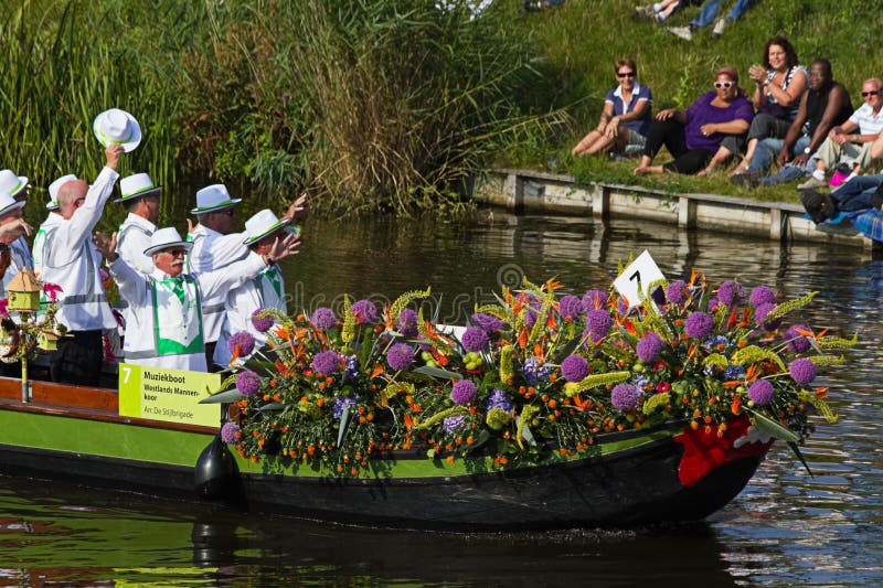 Westland Floating Flower Parade 2010, Netherlands Editorial Photography ...