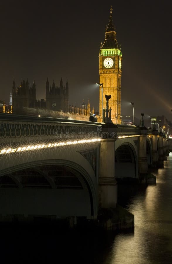 Westminster Bridge & Big Ben Stock Image - Image of houses, river: 5168583