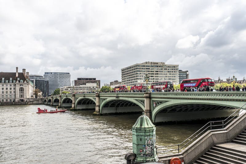 Westminster Bridge editorial stock image. Image of westminster - 130831594
