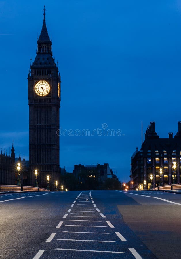 Westminster Bridge in London Stock Photo - Image of kingdom, landmark ...