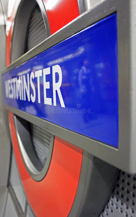 Westminster Underground Sign Editorial Stock Photo - Image of london ...