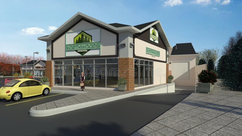 Westmount Centre Building 2 Loading Dock Stock Illustration ...