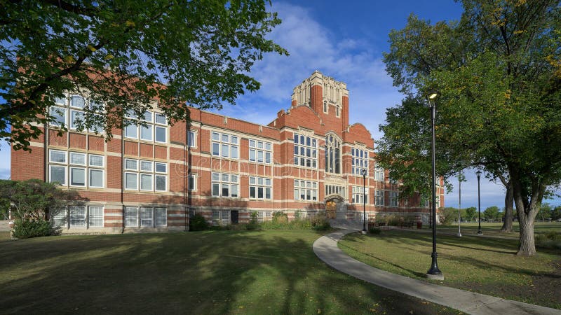Westmount Junior High School of Edmonton Editorial Photography - Image ...