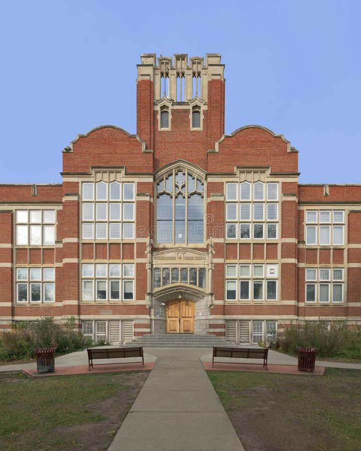 Westmount Junior High School of Edmonton Editorial Image - Image of ...