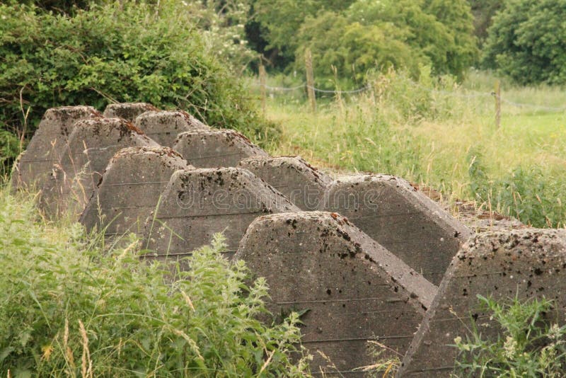 Westwall/Siegfried Line WW2 Deutschland Stockbild - Bild von bunker ...