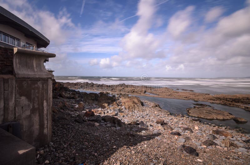 Westward Ho stock image. Image of cloud, seaside, swimming - 78153137