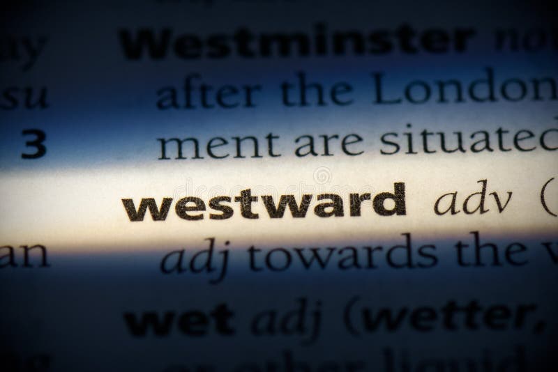 Westward stock photo. Image of highlighted, paper, highlight - 161574938