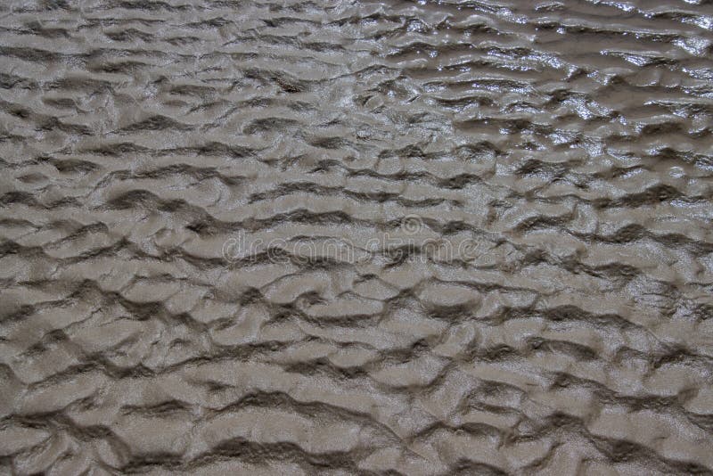 Wet Abstract Sand Pattern for Background Stock Photo - Image of rough ...