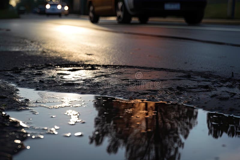 Puddle Reflections Stock Illustrations – 247 Puddle Reflections Stock ...