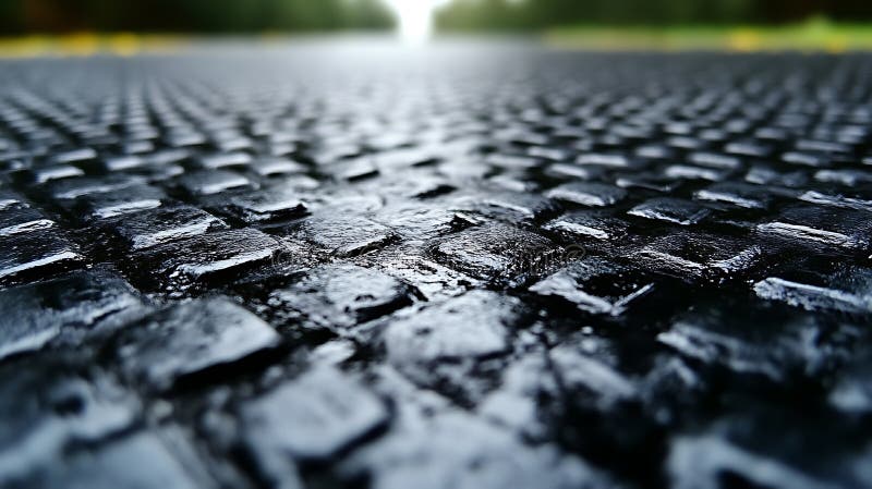 Wet Asphalt Road Surface Texture Close Up Stock Image - Image of nature ...
