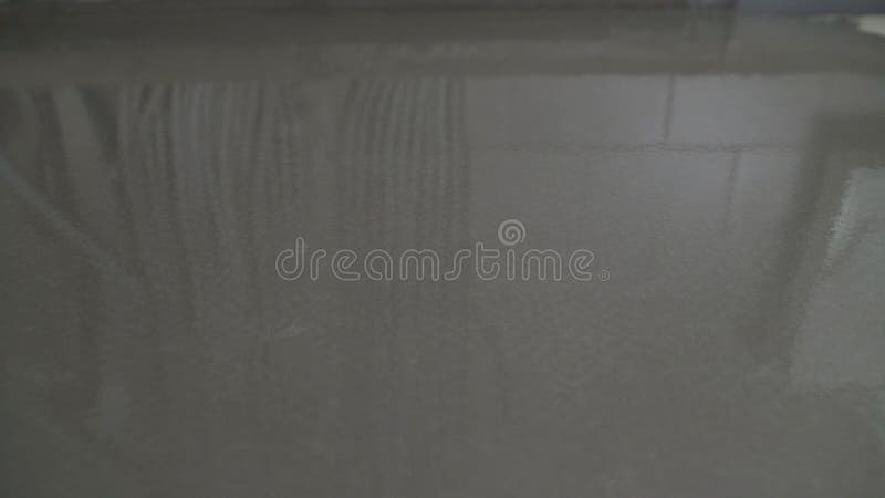 Wet Cement Floor Drying Process Stock Illustration - Illustration of ...